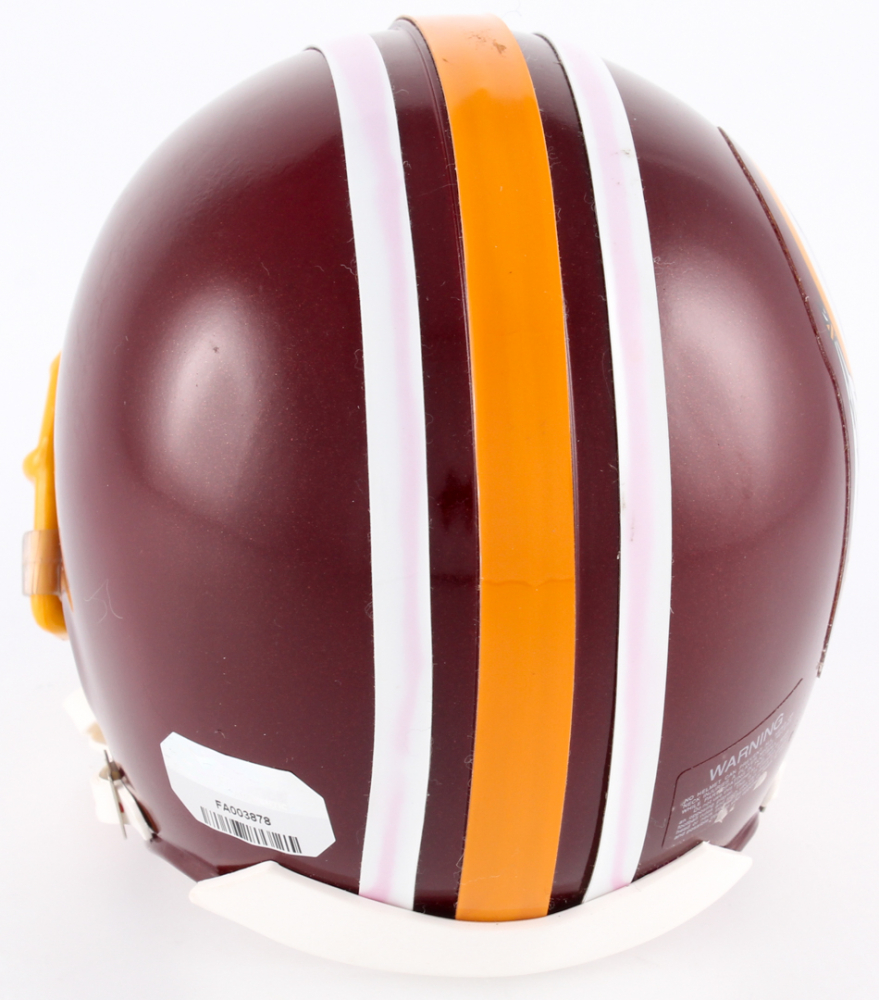 John Riggins Signed Redskins Mini-Helmet Inscribed "SBXV11 MVP ...