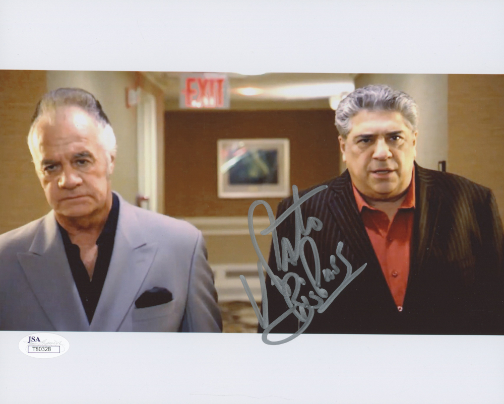 Vincent Pastore Signed "The Sopranos" 8x10 Photo Inscribed "Big P ...