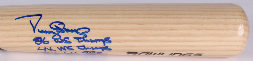 Darryl Strawberry Signed Rawlings Baseball Bat with (5) Stat ...