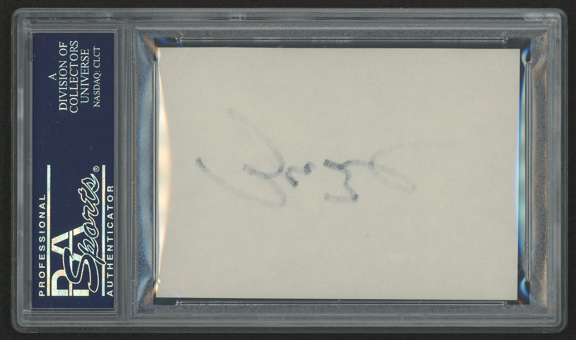 George W. Bush Signed 2.5x3.5 Cut (PSA Encapsulated) | Pristine Auction