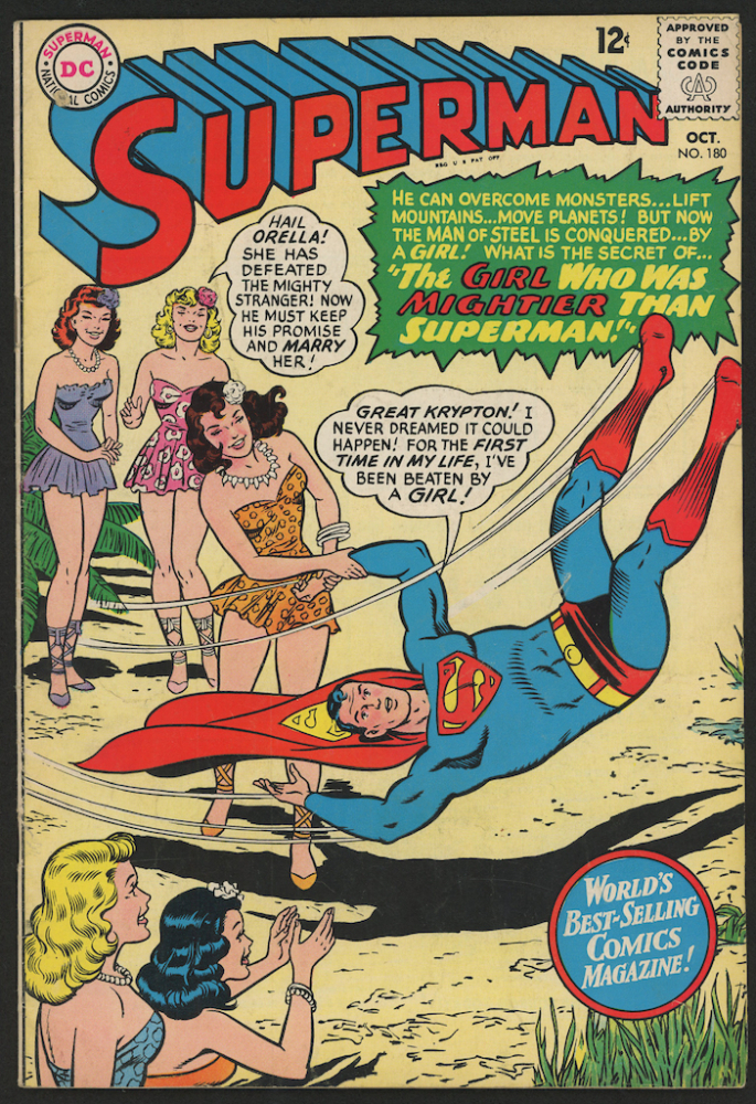Vintage 1965 "Superman" Issue #180 DC Comic Book | Pristine Auction
