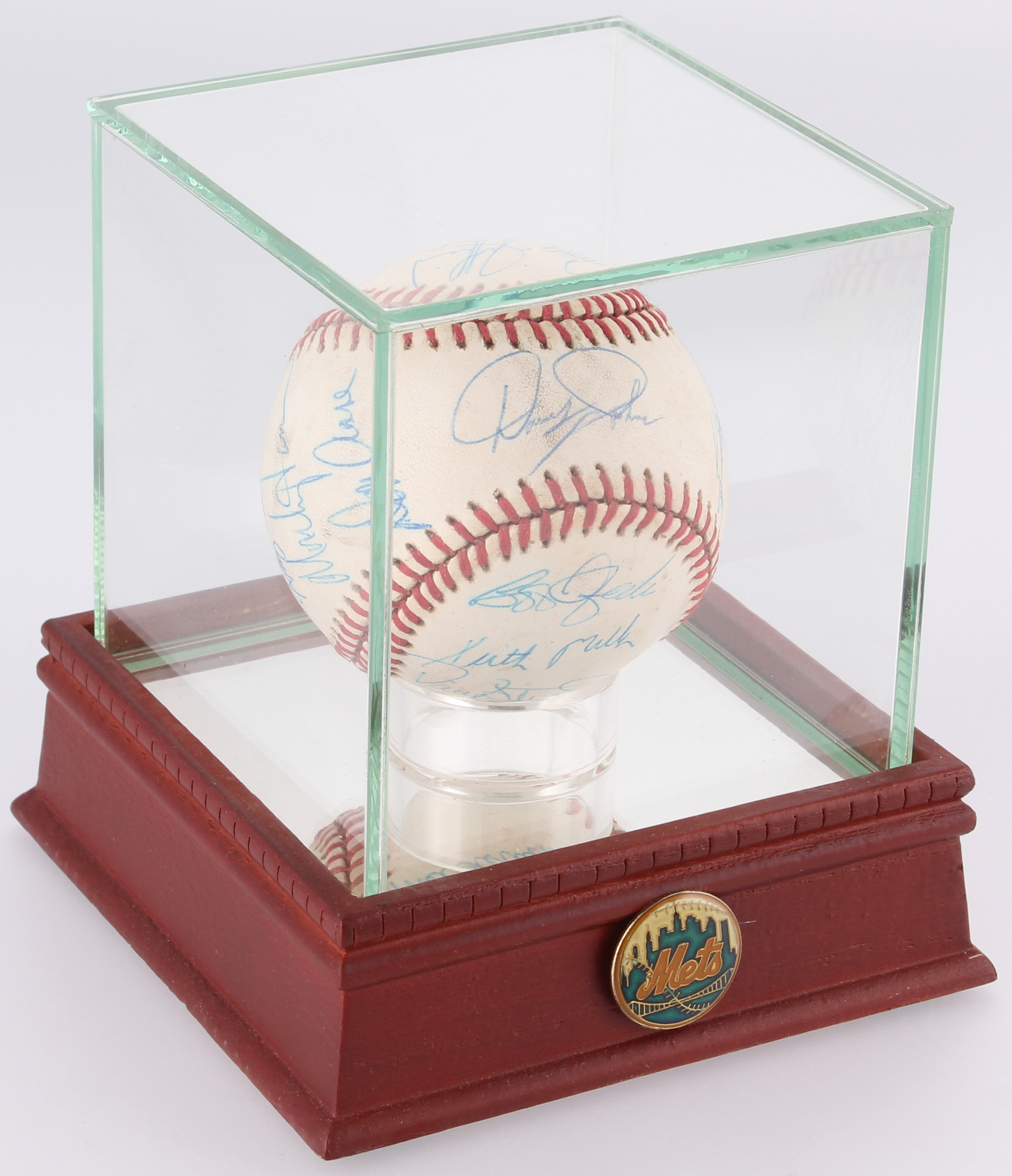 1989 Mets ONL Baseball Signed by (18) with Frank Viola, Ron Darling ...