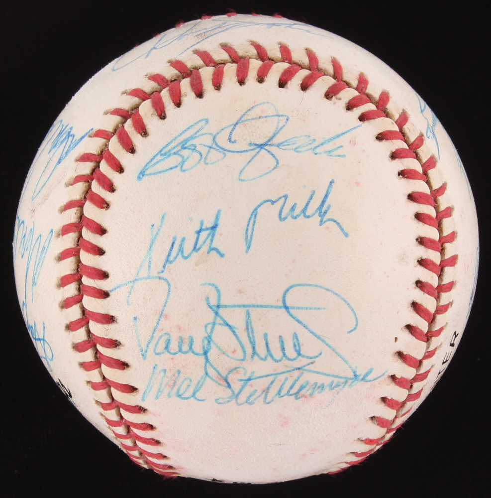 1989 Mets ONL Baseball Signed by (18) with Frank Viola, Ron Darling ...