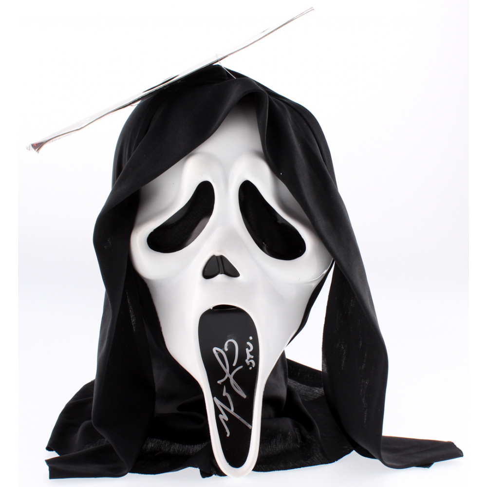 Matthew Lillard Signed Ghostface "Scream" Mask Inscribed "STU" (Legends ...