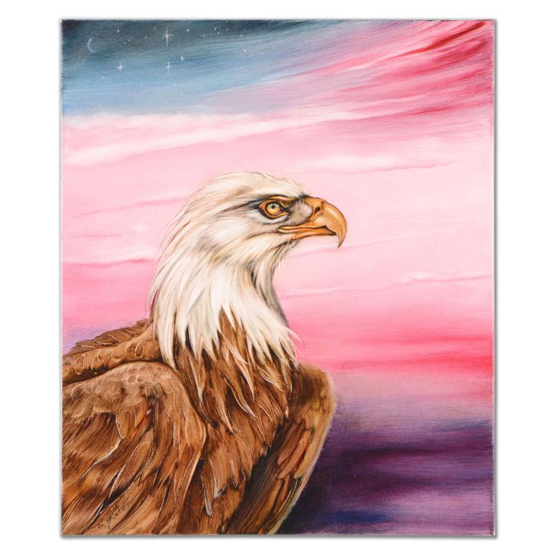 Martin Katon Signed "Stars and Stripes" 20x24 Original Oil Painting on ...