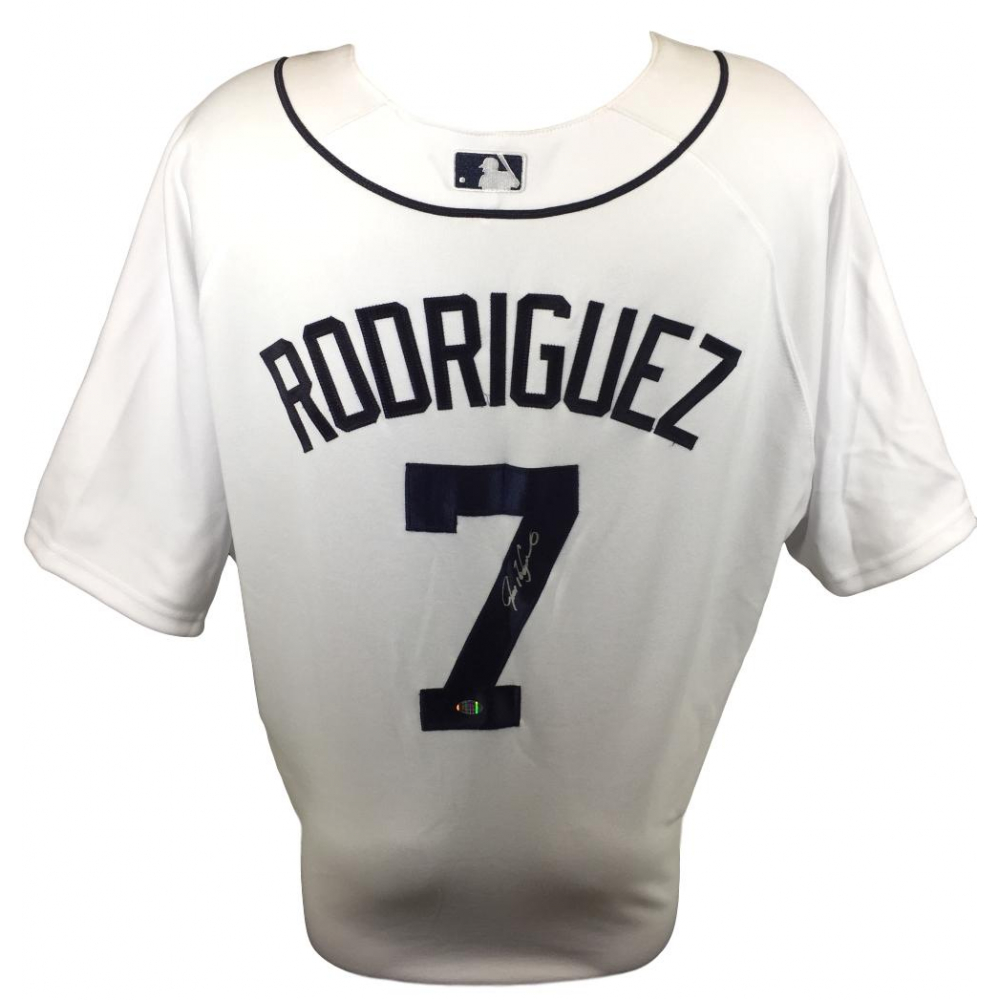 Ivan Rodriguez Signed Tigers Majestic Jersey (SI COA) | Pristine Auction