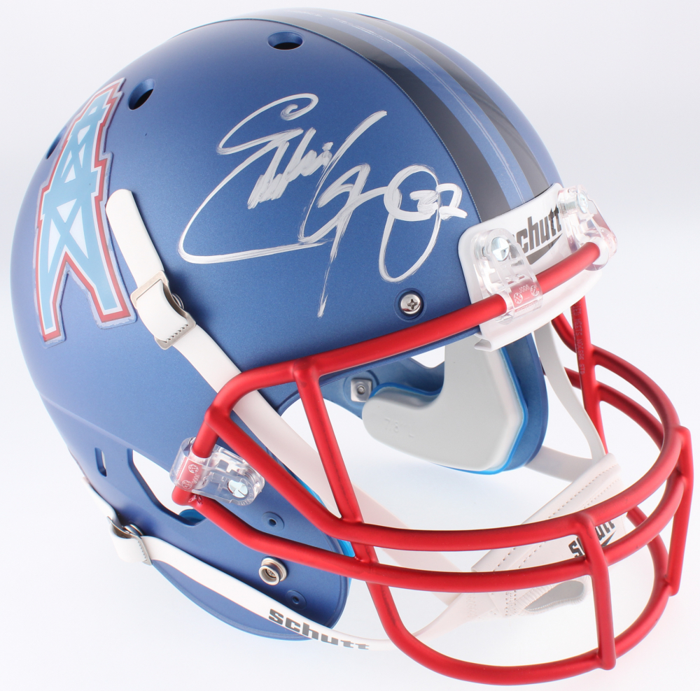 Eddie George Signed Oilers Full-Size Helmet (JSA COA) | Pristine Auction