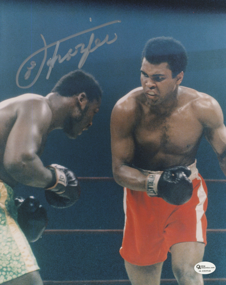 Joe Frazier Signed 8x10 Photo (Online Authentics Hologram) | Pristine ...
