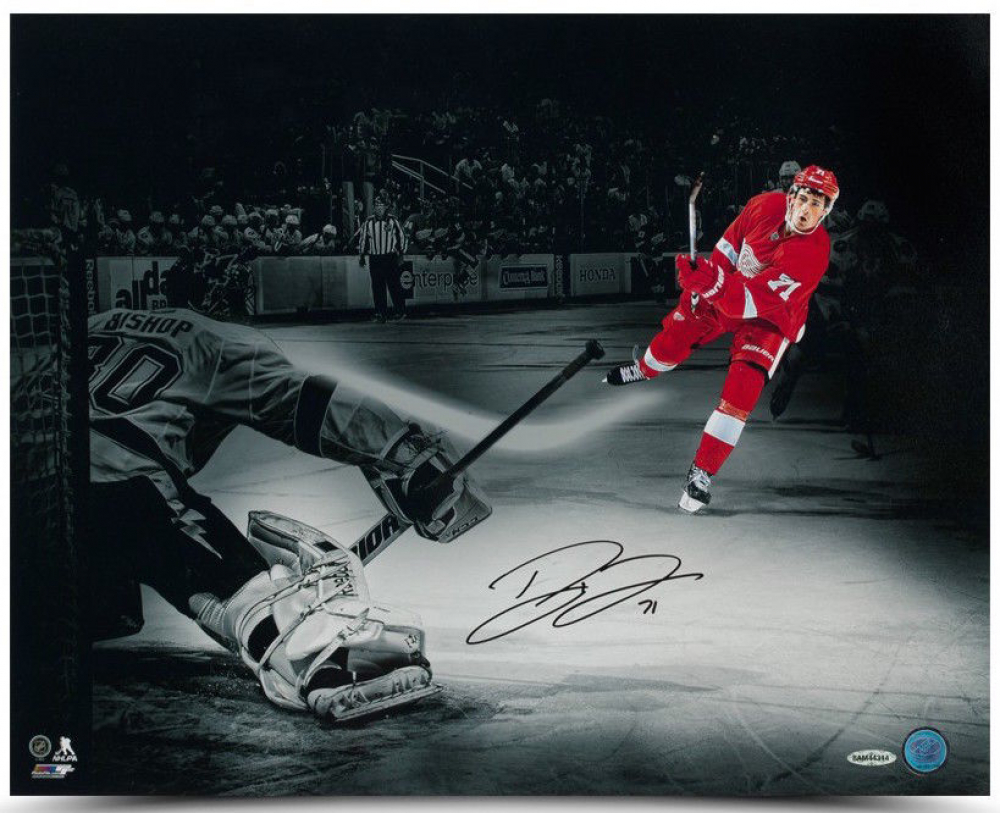 Dylan Larkin Signed Red Wings 16x20 Photo (UDA) | Pristine Auction