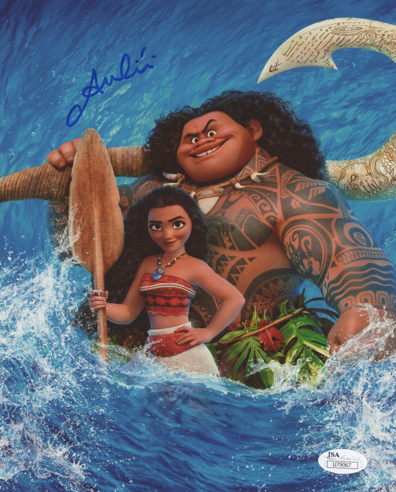 Auli'i Cravalho Signed "Moana" 8x10 Photo (JSA COA) | Pristine Auction