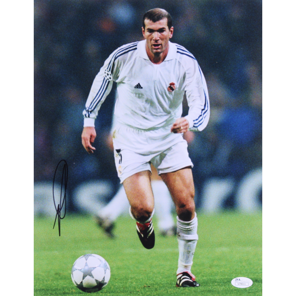 Zinedine Zidane Signed 11x14 Photo (JSA COA) | Pristine Auction