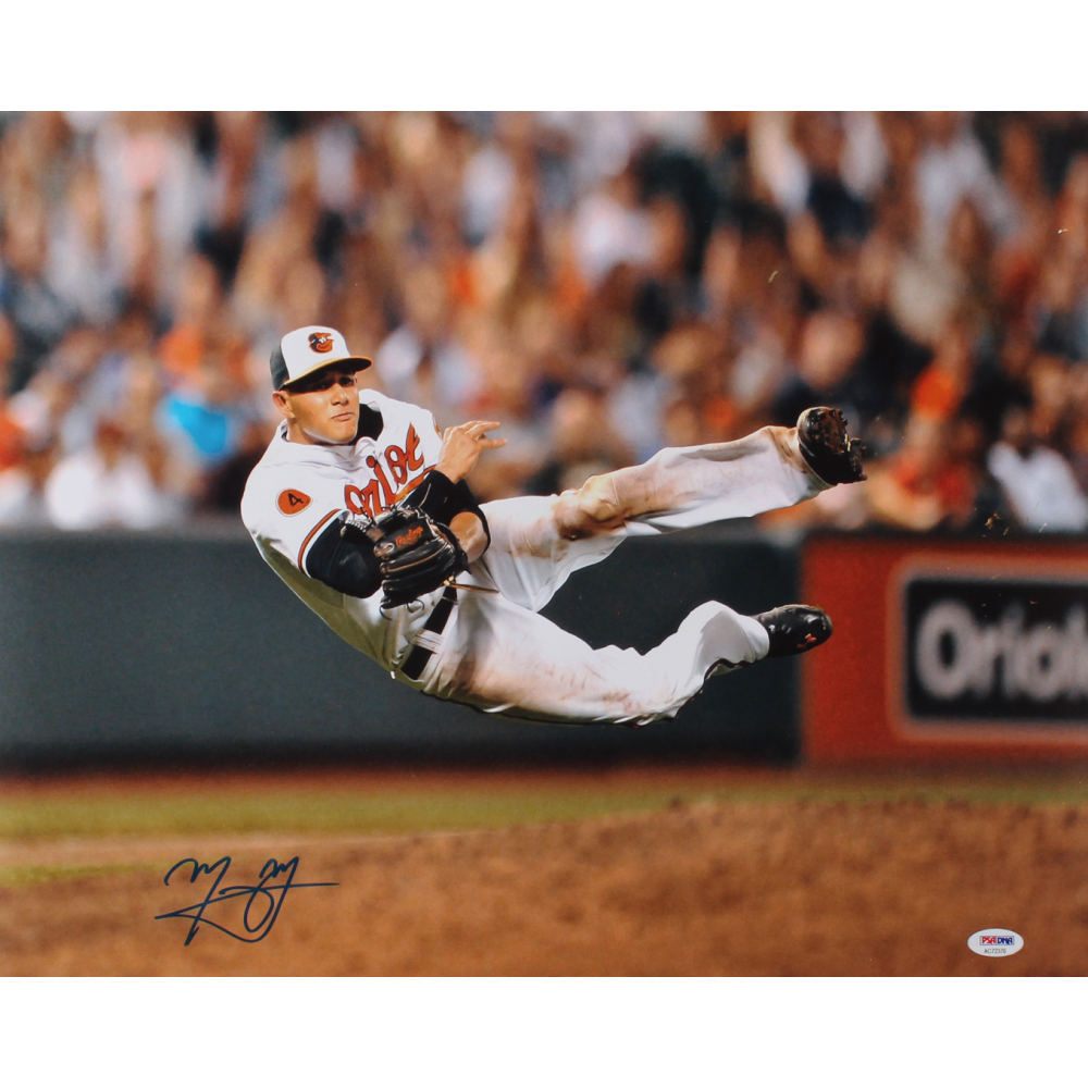 Manny Machado Signed Orioles 16x20 Photo (PSA COA) | Pristine Auction