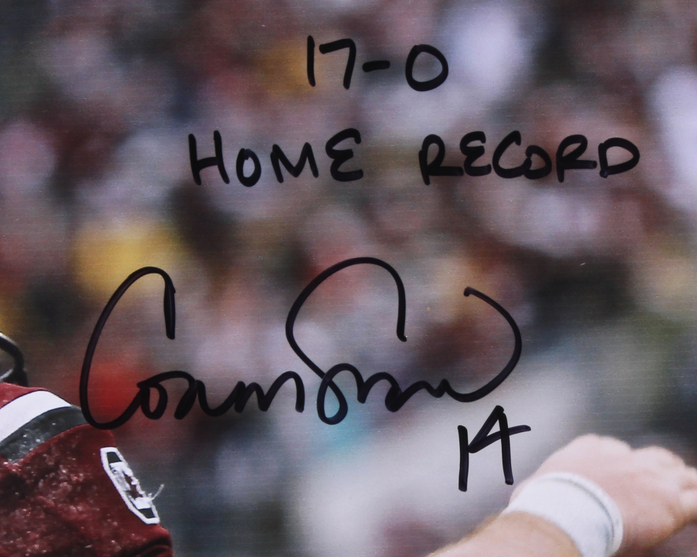 Connor Shaw Signed South Carolina Gamecocks 16x20 Photo Inscribed "17-0 ...