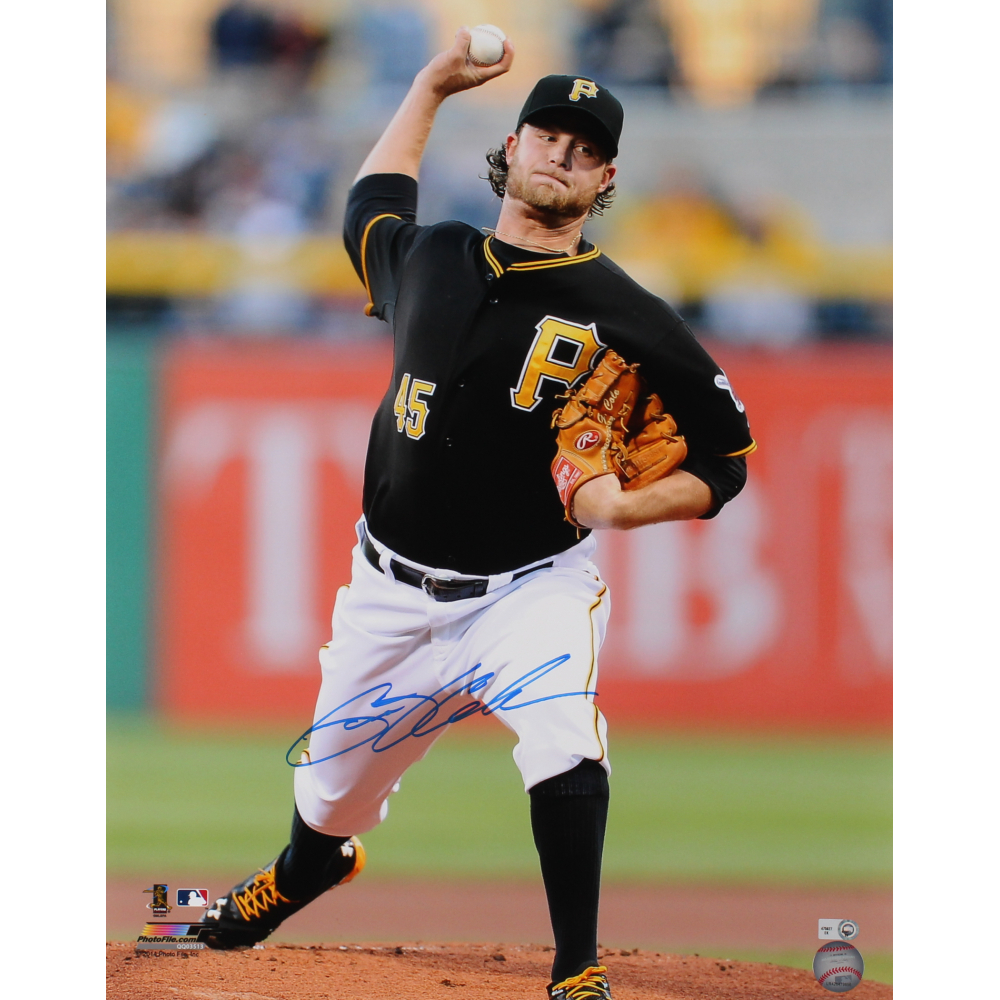 Gerrit Cole Signed Pirates 16x20 Photo (MLB Hologram) | Pristine Auction