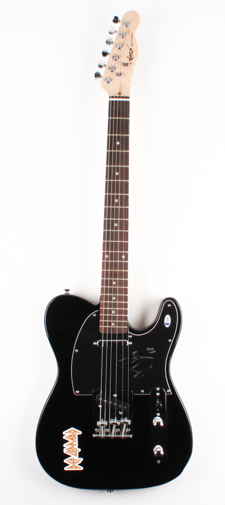 Joe Elliott Signed "Def Leppard" Electric Guitar (Beckett COA ...
