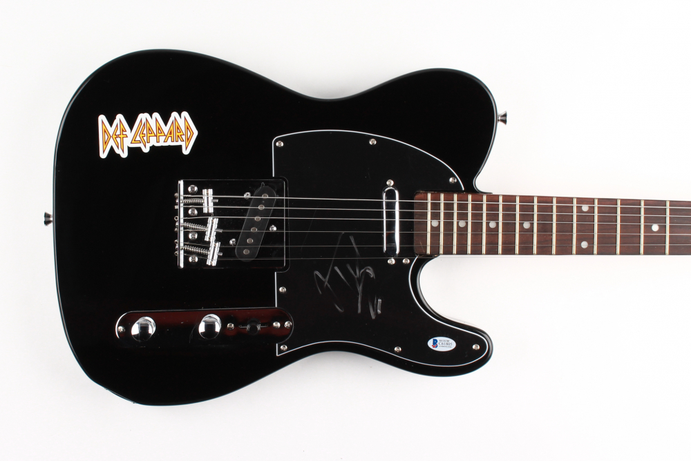 Joe Elliott Signed "Def Leppard" Electric Guitar (Beckett COA ...