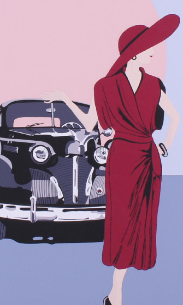 Bruce Capra Signed "The Ride" 23x29 Limited Edition Serigraph (PA ...