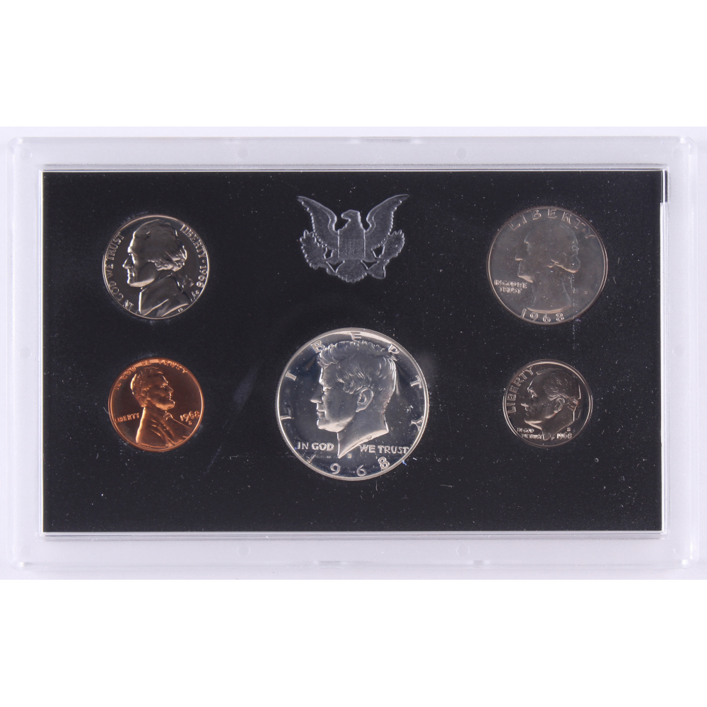1968 United States Proof Set with (5) Coins | Pristine Auction