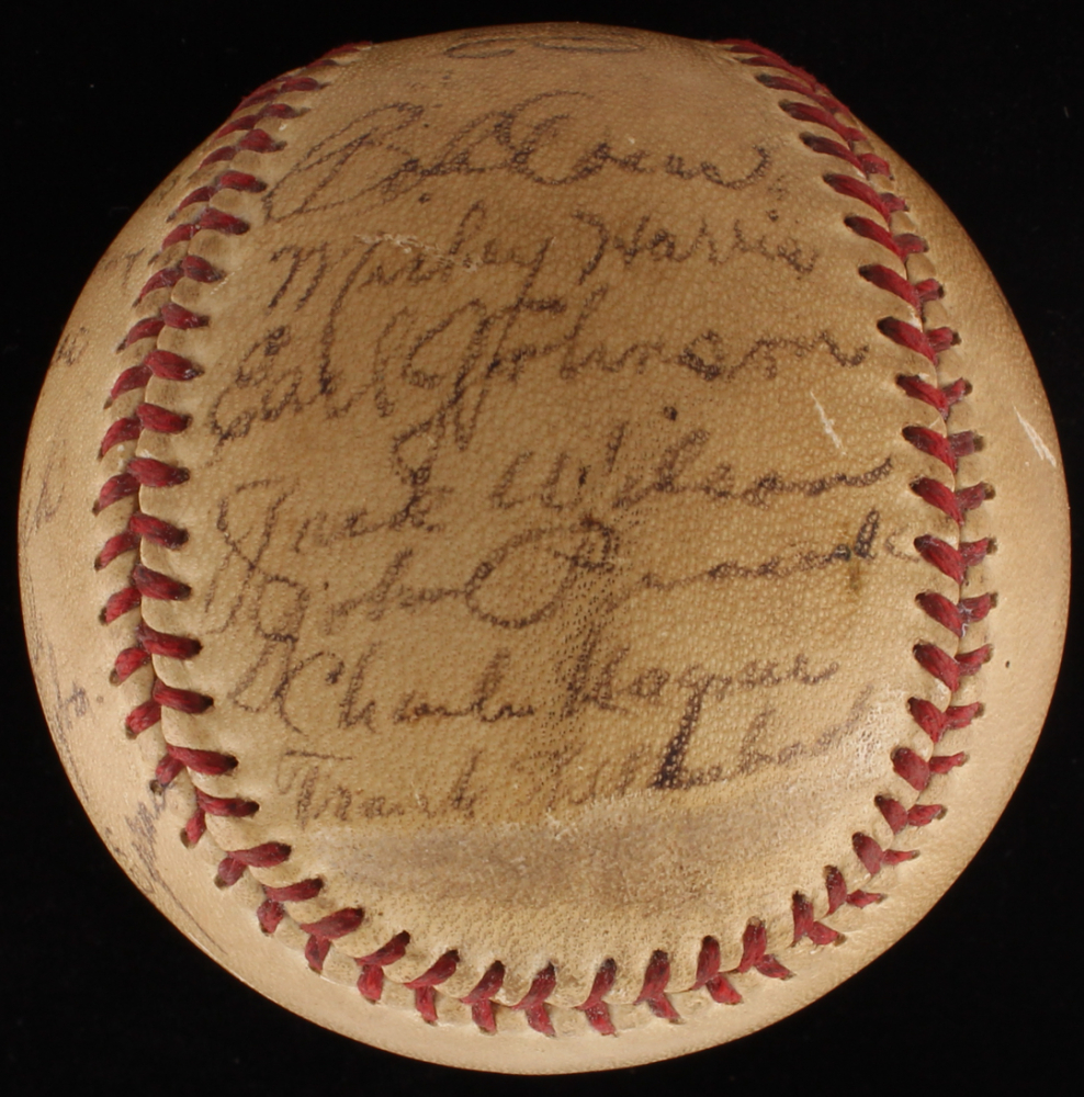 1941 Boston Red Sox OL Baseball Team-Signed by (15) with Ted Williams ...
