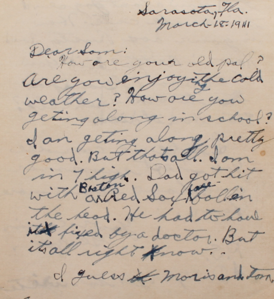 1941 Boston Red Sox OL Baseball Team-Signed by (15) with Ted Williams ...