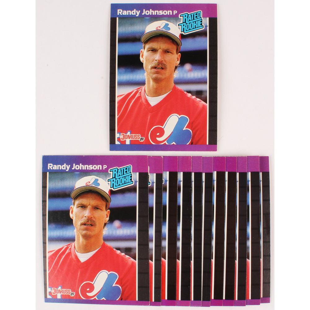 Lot of (10) 1989 Topps Traded #57T Randy Johnson | Pristine Auction