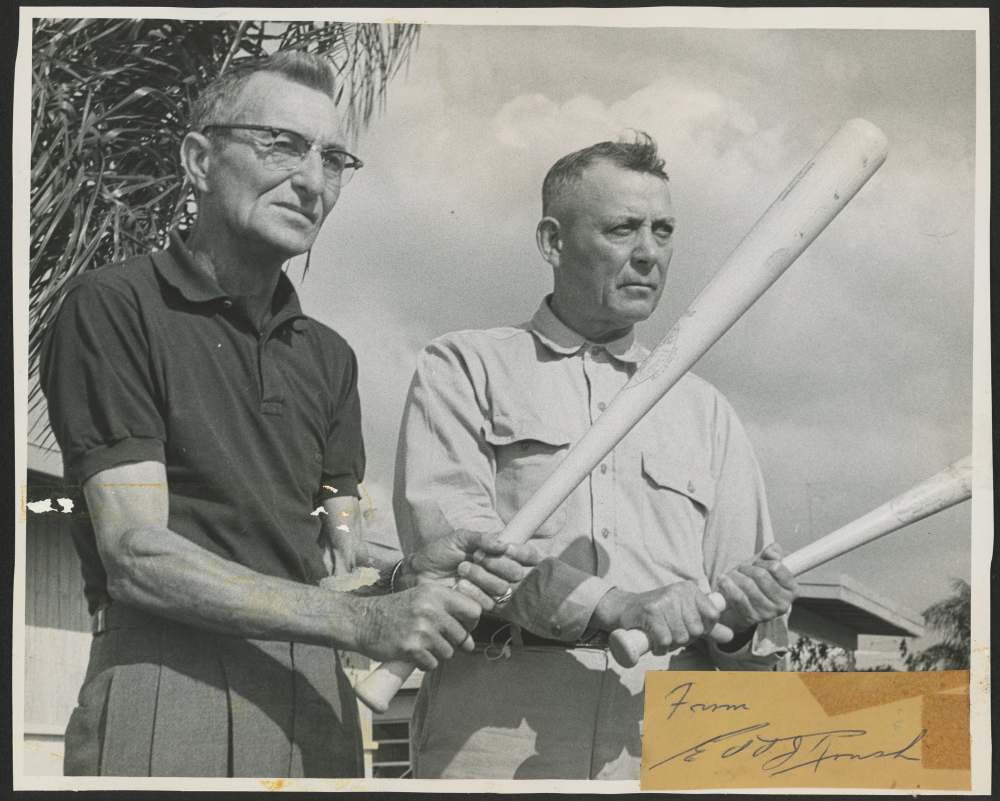 Edd Roush Signed Reds 8x10 Photo with Letter (PSA COA) | Pristine Auction