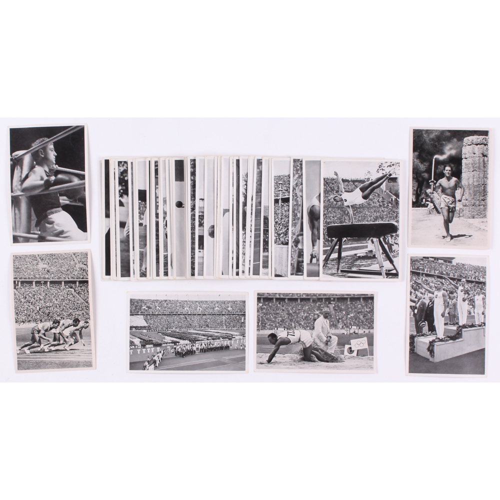 Lot of (50) 1936 Reemstma Cig Olympia "Berlin Olympics" Cards with ...