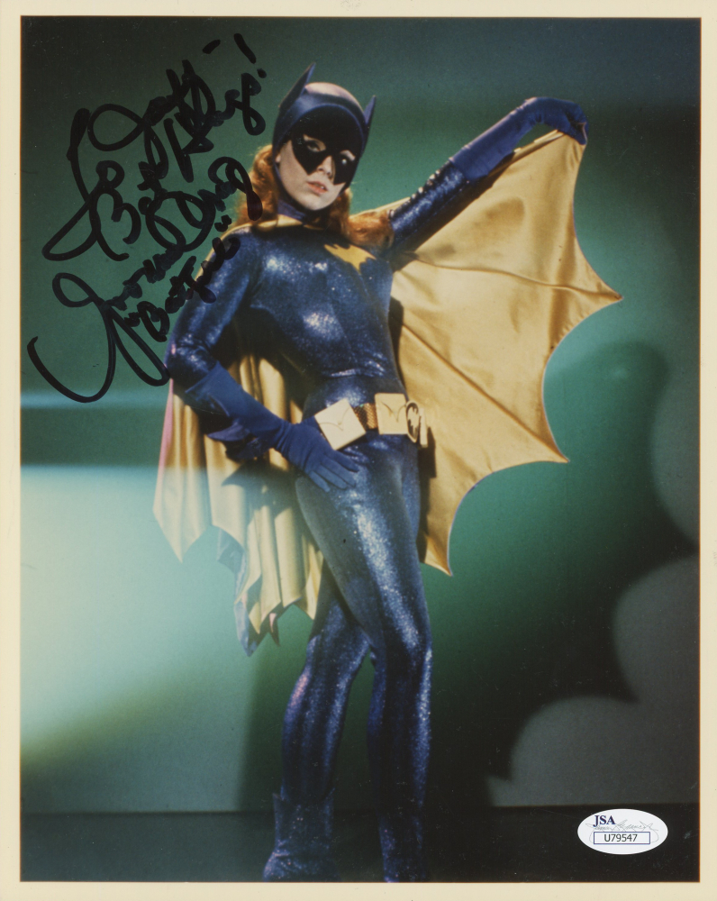 Yvonne Craig Signed "Batgirl" 8x10 Photo Inscribed "Bat Hugs ...