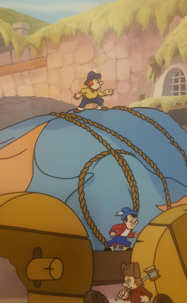 Fleischer Studios "Gulliver's Travels" 1992 12x15 Custom Framed Limited ...