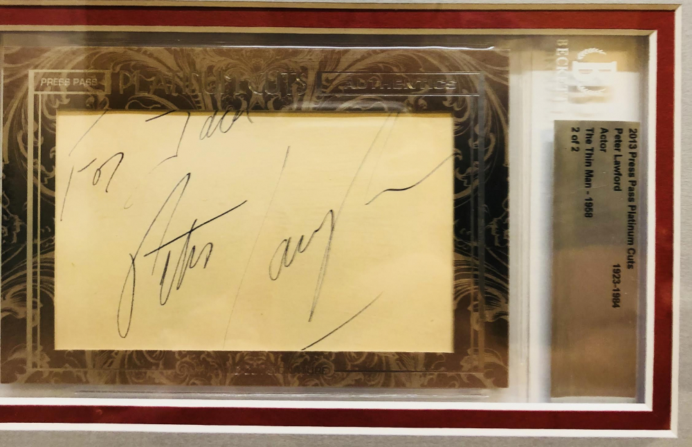 "The Rat Pack" 23x29 Custom Framed Signature Cut Display Signed by (5 ...