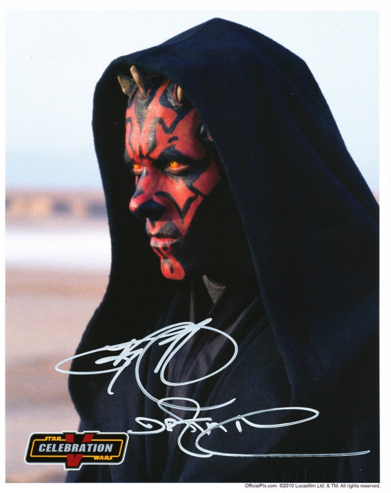 Ray Park Signed Star Wars 8x10 Photo (Official Pix) | Pristine Auction