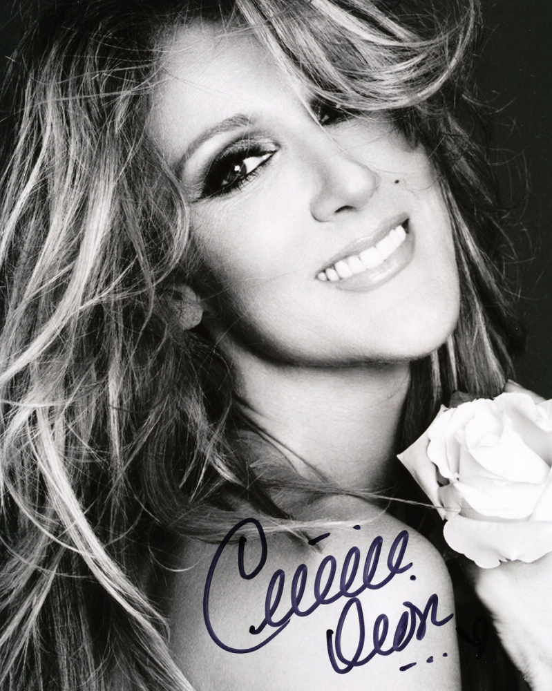 Celine Dion Signed 8x10 Photo (Mueller COA) | Pristine Auction