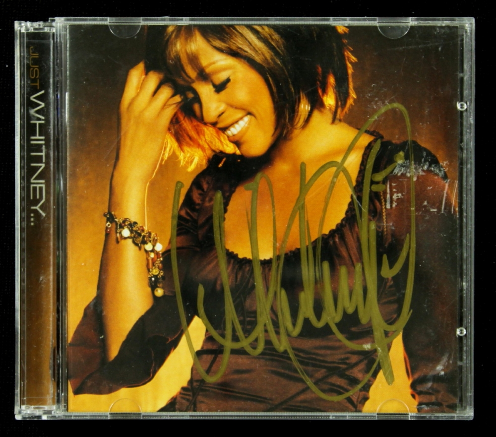 Whitney Houston Signed CD "Just Whitney..." (Mueller LOA) | Pristine ...