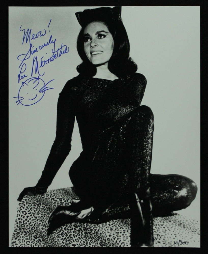 Lee Meriwether Signed 10x12 Photo Inscribed "Meow!" (Mueller COA ...
