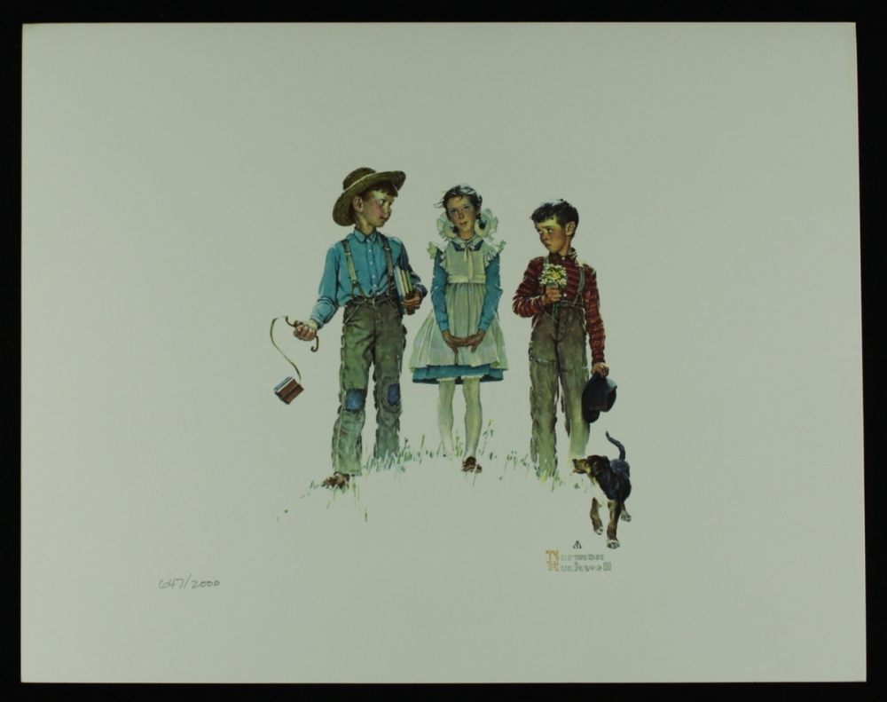 Norman Rockwell Limited Edition Lithograph #649/2000 (PA LOA ...