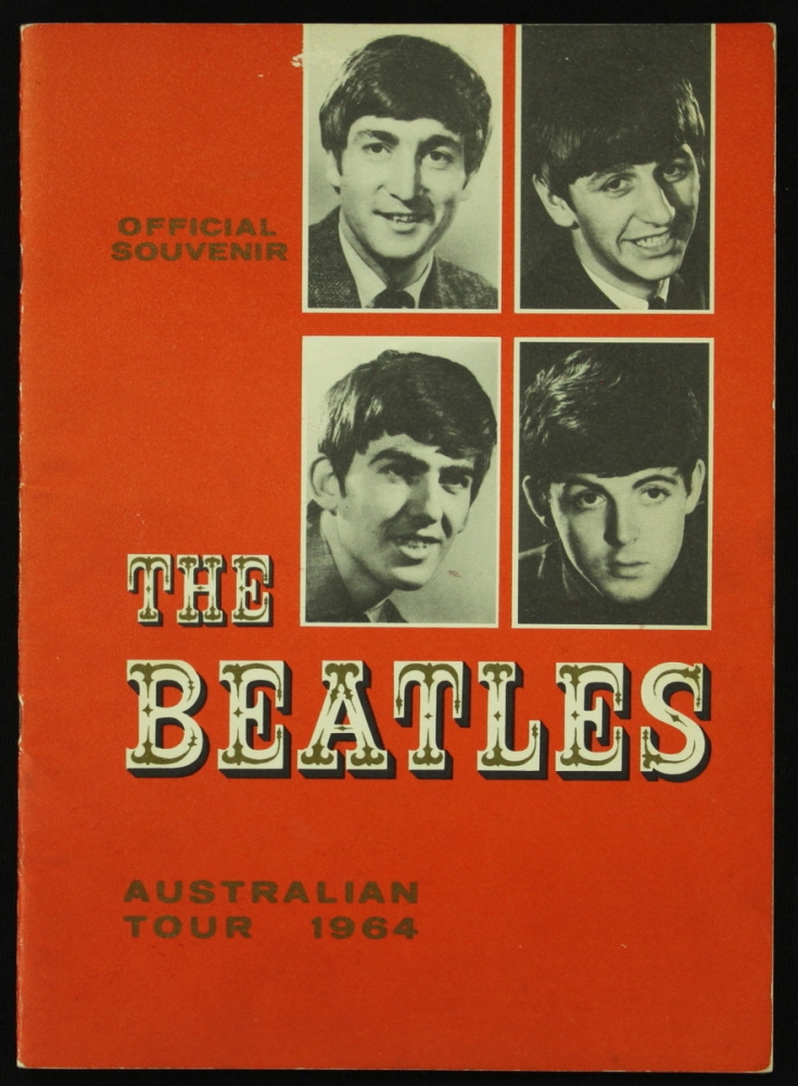 1964 Beatles Australian Tour Authentic Official Souvenir Program ...