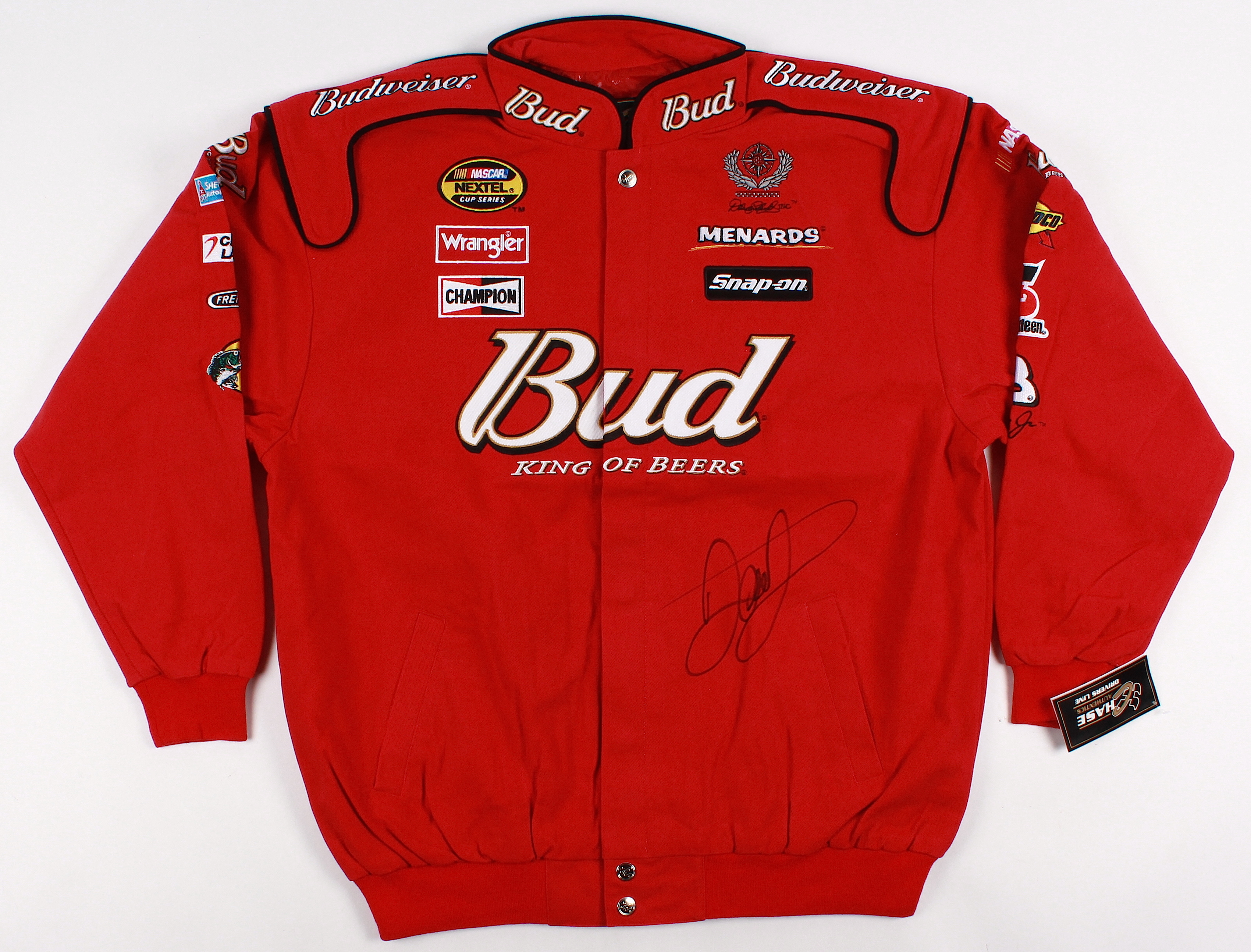 Dale Earnhardt Jr. Signed Chase Authentic Budweiser Driver's Suit ...