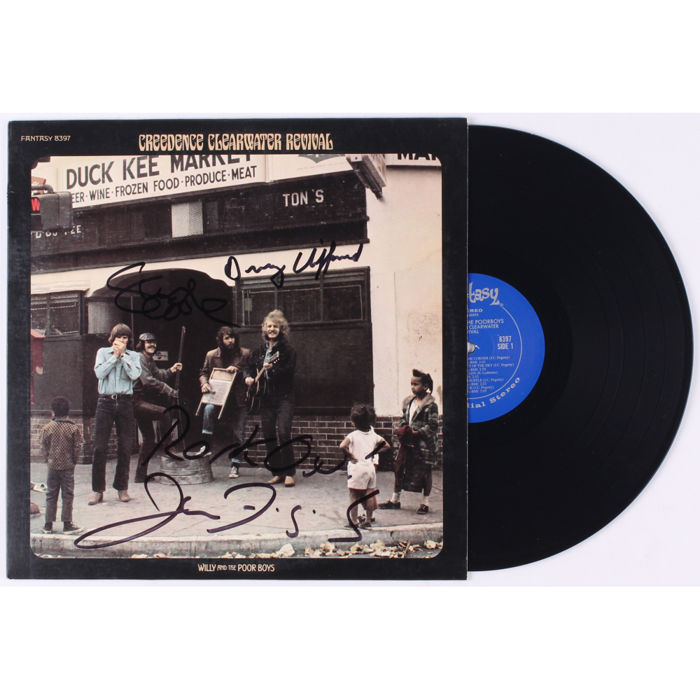 John Fogerty, Doug Clifford, & Stu Cook Signed Creedence Clearwater ...