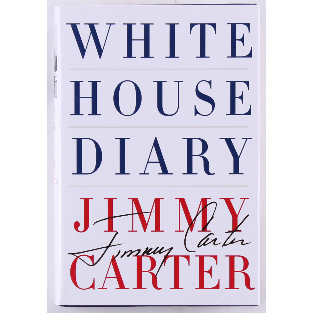 Jimmy Carter Signed "White House Diary" Hardcover Book (JSA COA ...