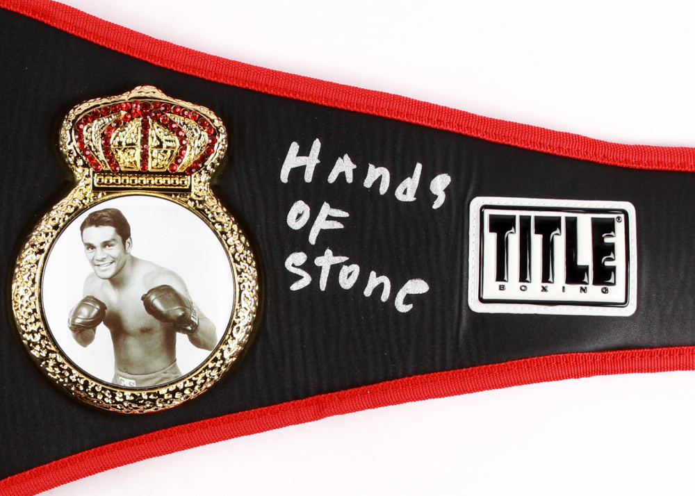 Roberto Duran Signed WBA High Quality Replica Full-Size Heavyweight ...