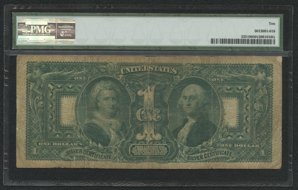 1896 $1 One Dollar "Educational Series" U.S. Silver Certificate Large ...