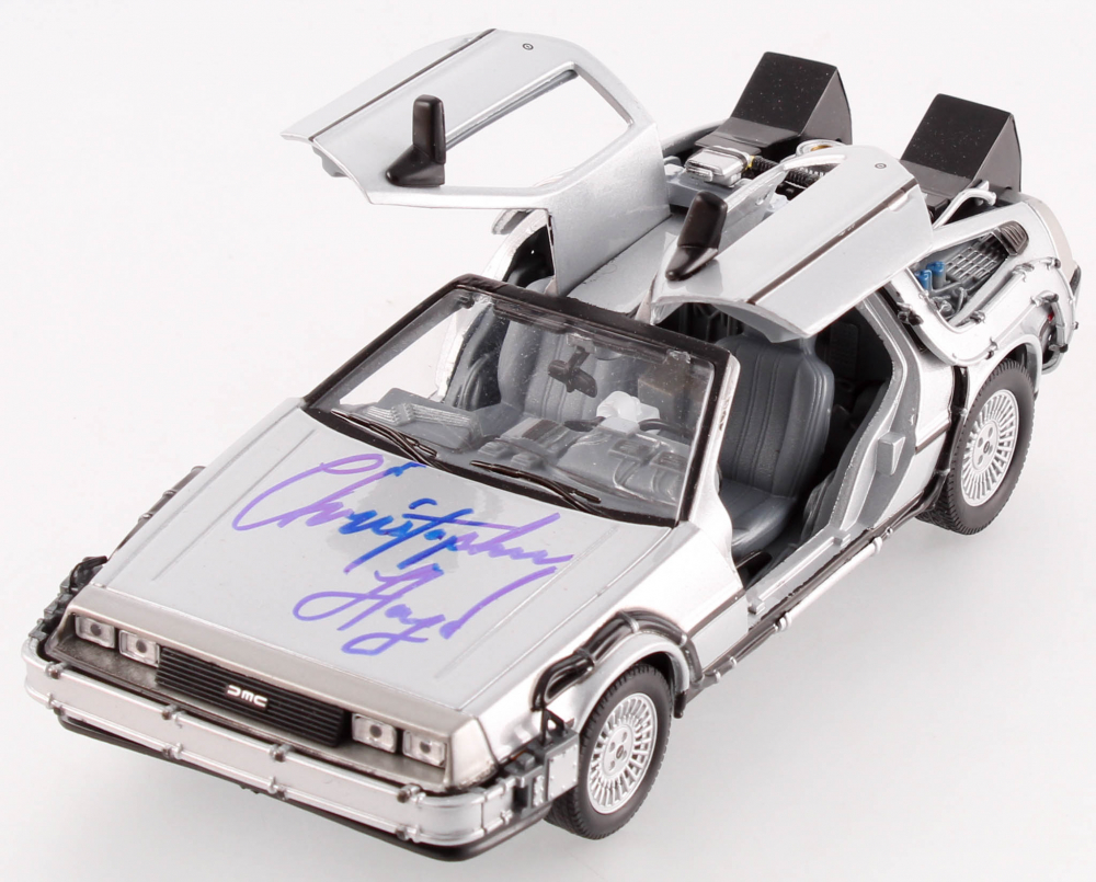 Christopher Lloyd Signed "Back To The Future" Delorean Time Machine 1: ...