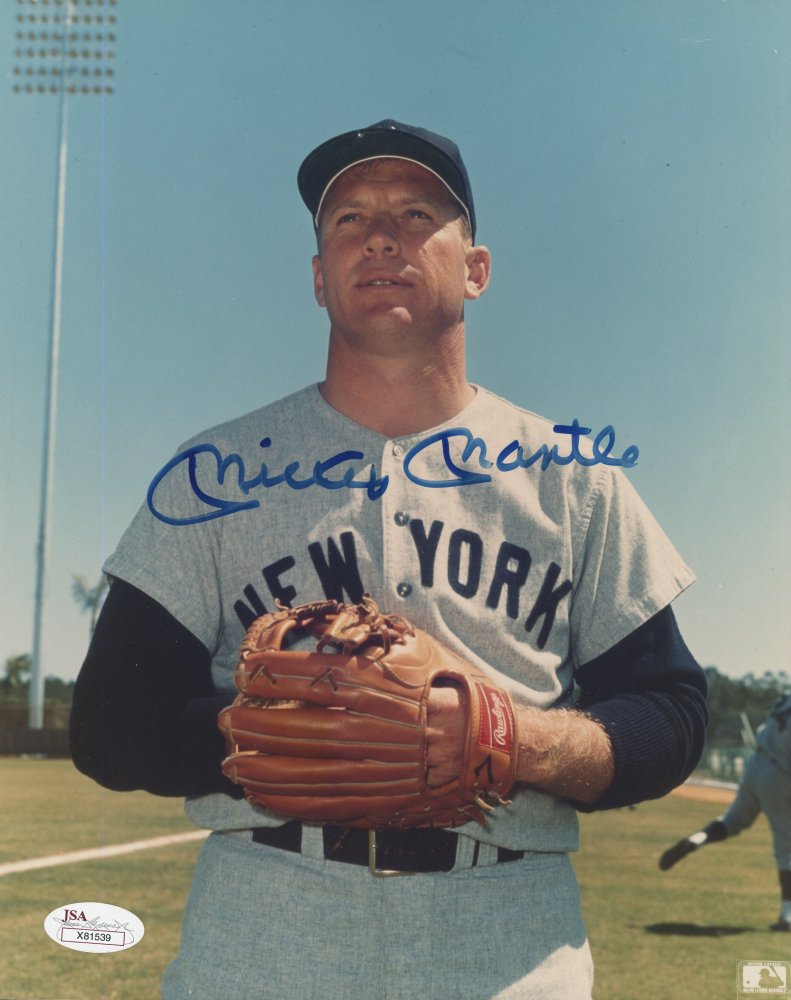 Mickey Mantle Signed 8x10 Photo (JSA LOA) | Pristine Auction