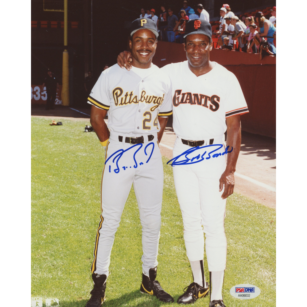 Barry Bonds & Bobby Bonds Signed 8x10 Photo (PSA LOA) | Pristine Auction