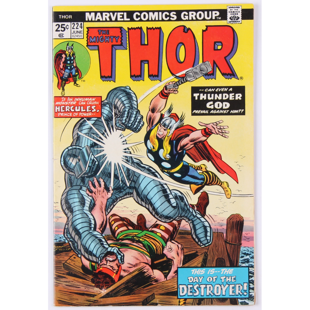 1974 "The Mighty Thor" Issue #224 Marvel Comic Book | Pristine Auction