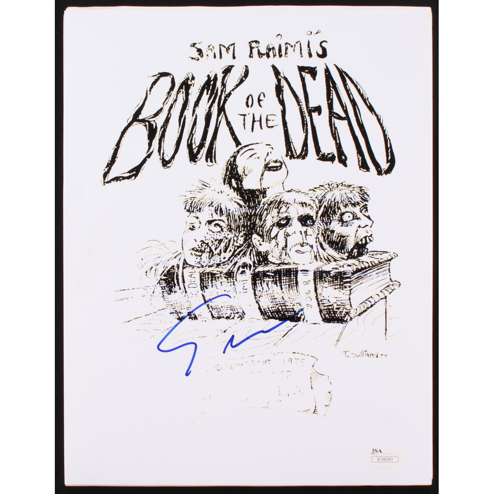Sam Raimi Signed "Book of the Dead" Script (JSA COA) | Pristine Auction