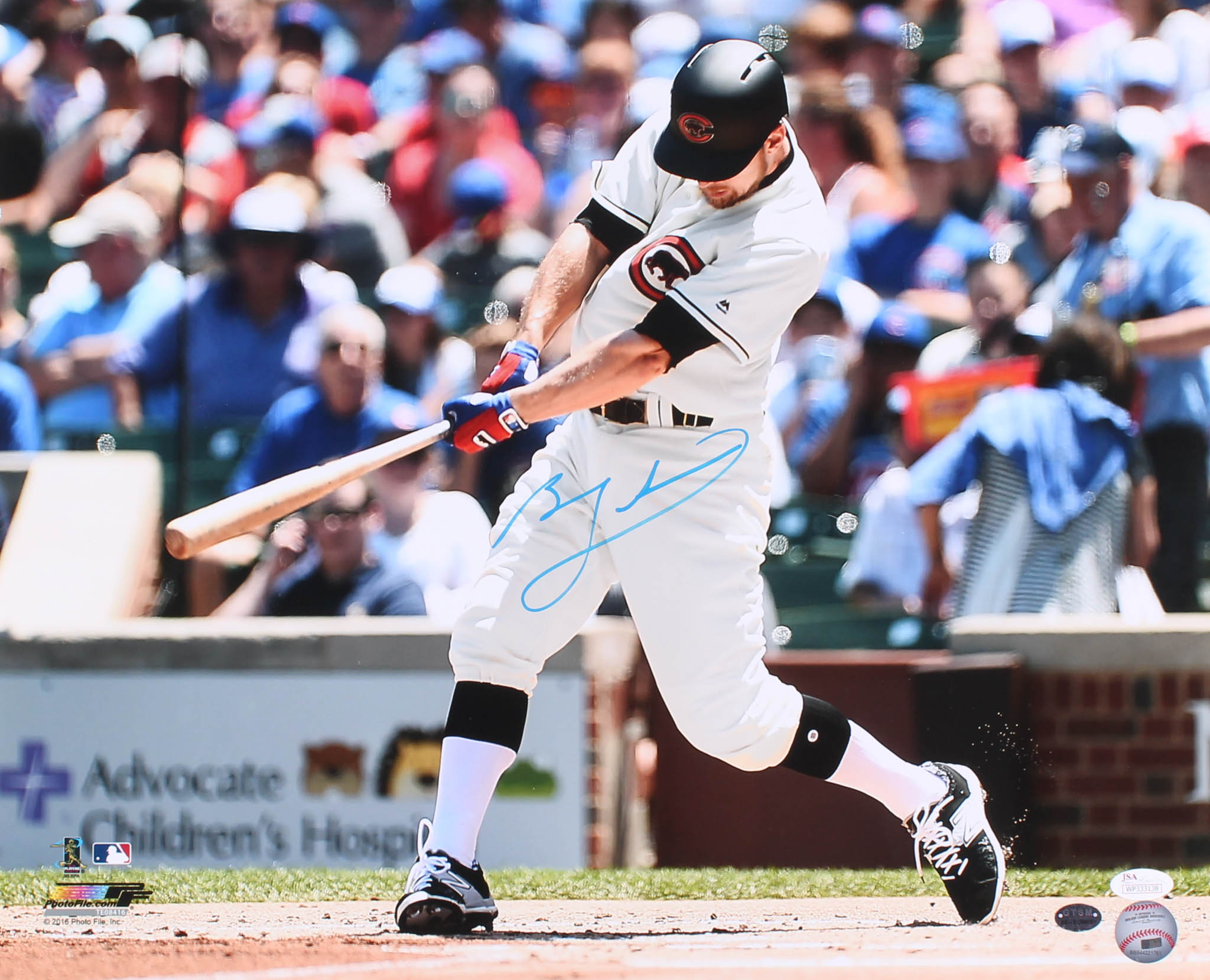 Ben Zobrist Signed Cubs 16x20 Photo (JSA COA & Zobrist Hologram ...