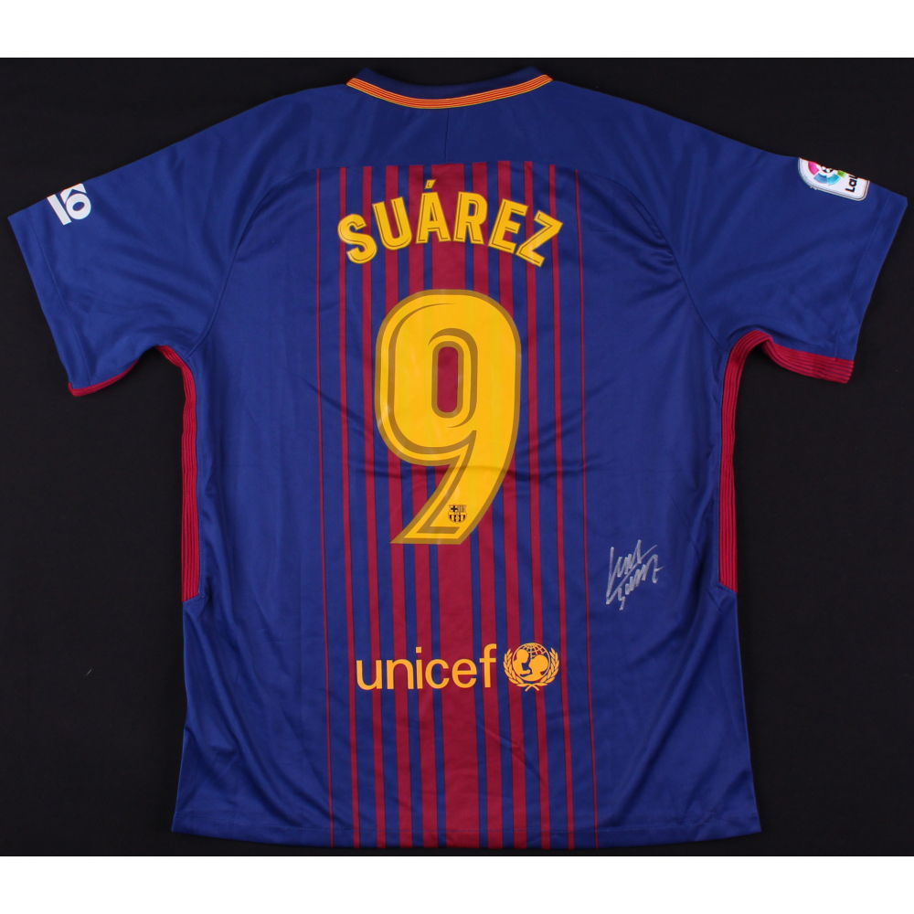 Luis Suarez Signed Nike Barcelona Jersey (Beckett COA) | Pristine Auction