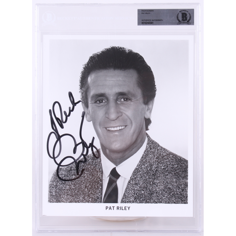Pat Riley Signed 8x10 Photo (BGS Encapsulated) | Pristine Auction