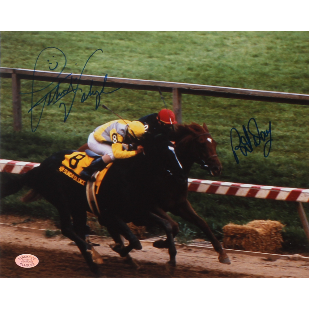 Pat Valenzuela & Pat Day Signed 8x10 Photo (SOP) | Pristine Auction